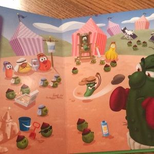 Toys | Veggie Tales Look Find Book | Poshmark